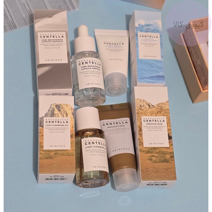 کیت مراقبت روزانه اسکین Skin 1004 مدل 4 عددی - فروشگاه کیووی کالا